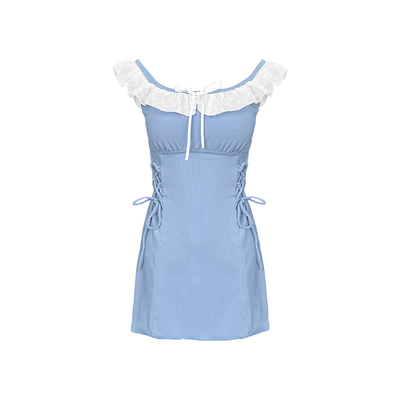 新款爆款游泳衣女连体裙式学生