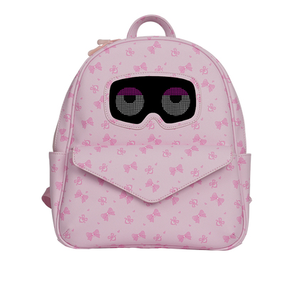 T10布包LED发光骑行少女双肩背包