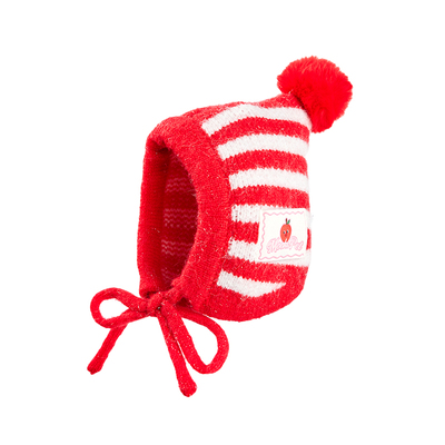 mookipet狗狗猫咪新年饰品雪纳瑞比熊小型犬针织帽围巾套装可爱