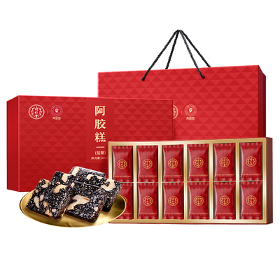 正宗同仁堂品牌低糖阿胶糕礼盒