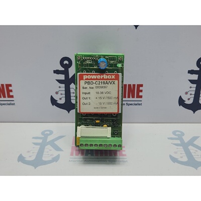 POWERBOX PBDC219AVX MONTASJE DIN SKINNE MODULE M0000602