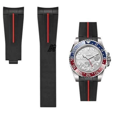 适用劳力士表带柔软液态硅胶