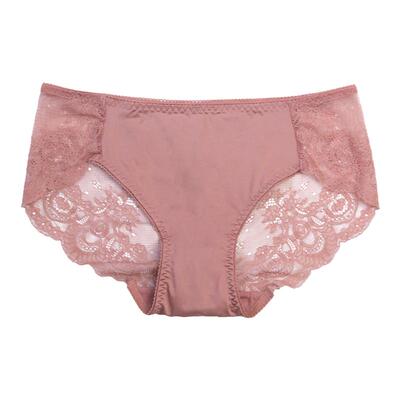 中腰提臀三角裤薄款舒适透气蕾丝