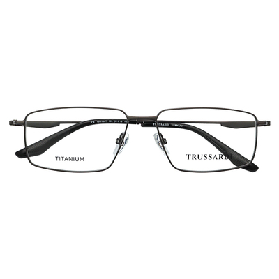 Trussardi超轻纯钛全框方形眼镜