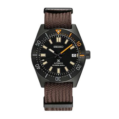 精工男黑虎鲸夜光酷黑系列机械表