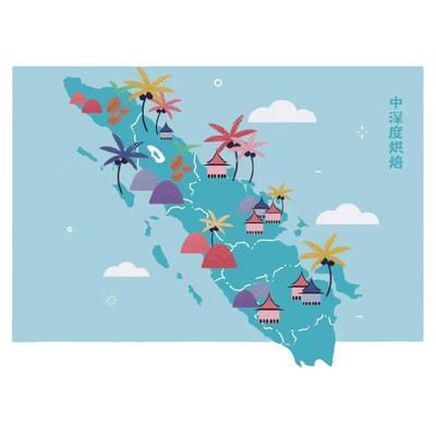 精品咖啡豆1898曼特宁印尼进口