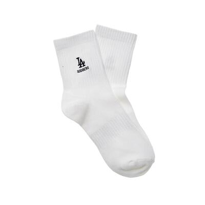 MLB官方男女情侣时尚百搭小LOGO舒适休闲运动短袜25秋冬新款SOMB4