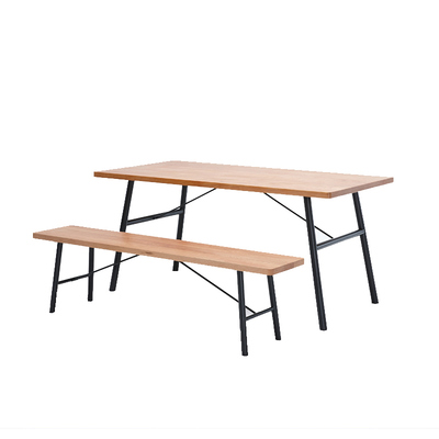 小户型实木木长方形餐桌家具