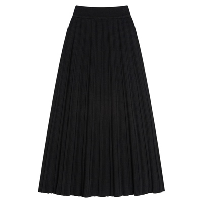 F2528不起球针织半身裙