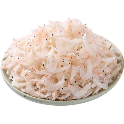 新货罐装虾皮干货特级新鲜淡干小虾米海米海鲜无盐补钙即食下海米