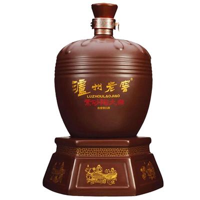 泸州老窖紫砂陶55度浓香白酒天成