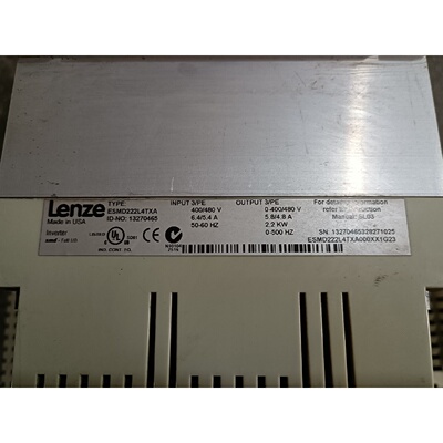 议价原装拆机伦茨变频器ESMD222L4TXA2.2KW3维修