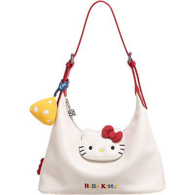 TOUTOUhellokitty联名哈喽kt凯蒂猫托特包上课通勤腋下包生日礼物