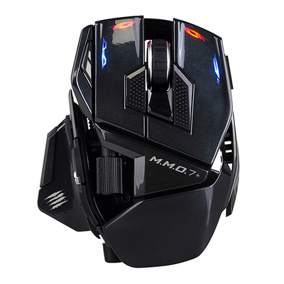 madcatz美加狮MMO7+机械游戏电竞有线无线赛钛客金属机械异形鼠标