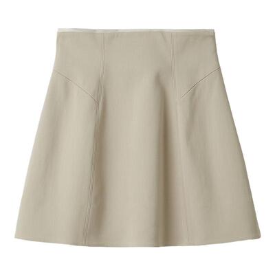 LILY BROWN春夏款 简约百搭高腰廓形膝上半身裙LWFS251021