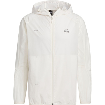 Adidas/阿迪达斯男子训练休闲连帽运动夹克外套IA8136