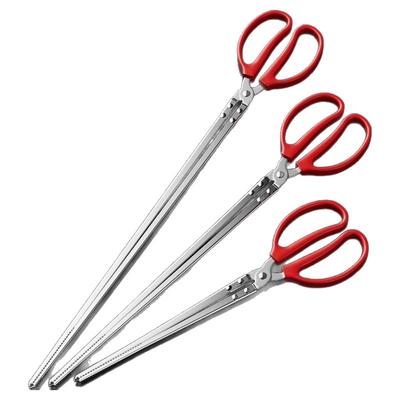 火钳捡垃圾环卫专用夹子家用下水道取物拾物器不锈钢黄鳝赶海碳夹