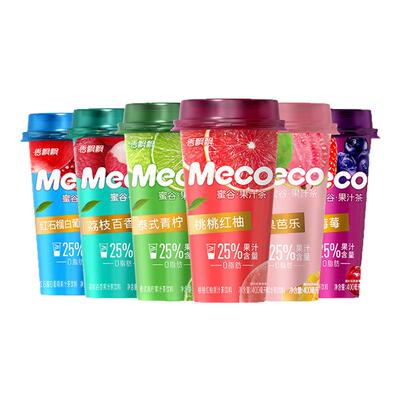 香飘飘Meco蜜谷果汁茶饮料整箱网红即饮夏季好喝的水果茶柠檬茶