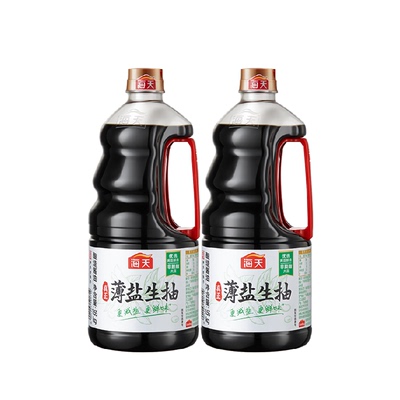 海天酱油薄盐生抽1.55kg×1瓶