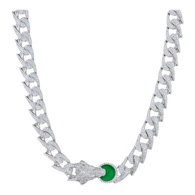 APORRO龙2明星同款满钻古巴链