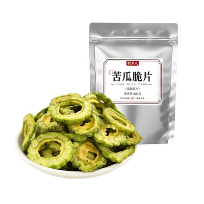 牧果人苦瓜脆片脱水蔬菜干零食