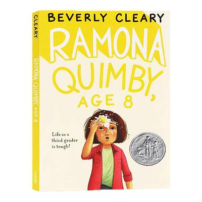 雷梦拉蕾蒙娜八岁英文原版 Ramona Quimby, Age 8 纽伯瑞儿童文学奖作品儿童桥梁章节书 儿童小说Harper Collins US出版平装版
