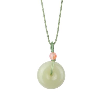 黄口料平安扣天然和田玉国风