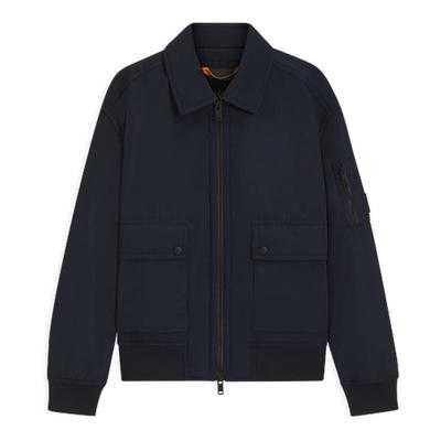 【可拆卸门襟 一衣两穿】BOSS博斯 男士25年秋季新款飞行员夹克