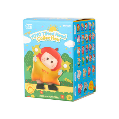 【现货】MINISO名创优品YOYO萌趣歪头系列iconbox手办盲盒右右酱