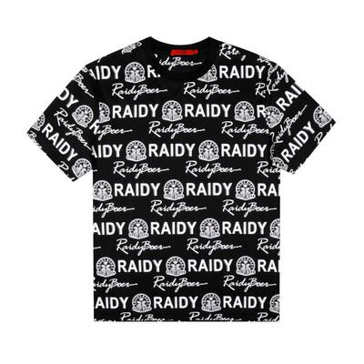 Raidy Boer/雷迪波尔男时尚休闲夏新印花纯棉微阔圆领短袖T恤7631