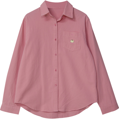 春季新款刺绣宽松长袖衬衫女