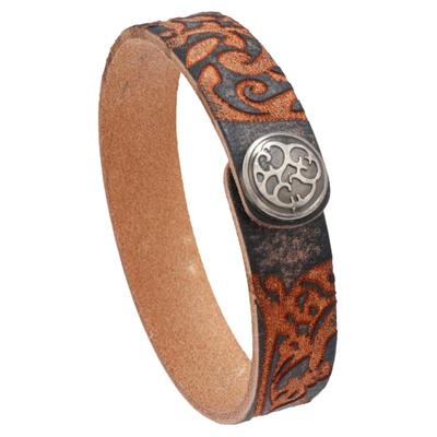 男士复古做旧简约皮手链