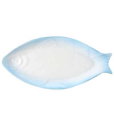 陶瓷异形蒸鱼鱼盘盘子特价