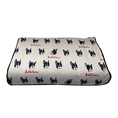 小猫咪狗狗法兰绒空调小毯子