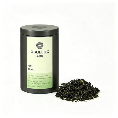 OSULLOC 济州SEJAK细雀绿茶桶装80g