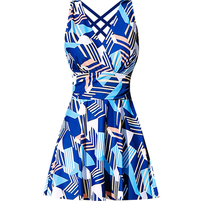 宜肤遮肉性感韩国连体裙裙式游泳