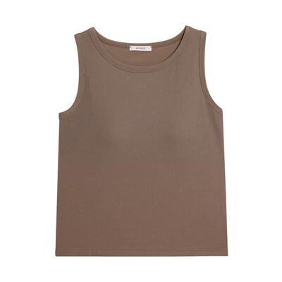 爱慕25秋冬云柔搭底保暖打底女宽肩带胸垫背心上衣AM72B841