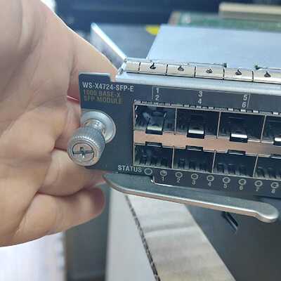 思科WS-X4724-SFP-E千兆光口业务板卡，成色好议价