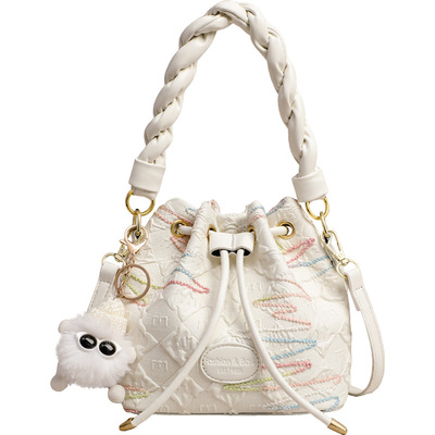 CHALES&KIMO包包女新款斜挎包单肩高级感官网小c&k通勤腋下水桶包