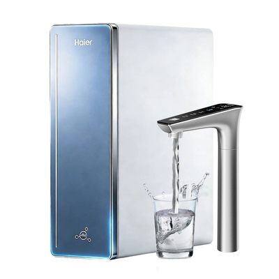 海尔甜镁净水器直饮机家用反渗透RO壁挂式管线饮水机套装R857
