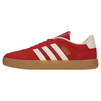 Adidas阿迪达斯T头鞋VL COURT 3.0红色德训鞋秋冬女休闲KI5079