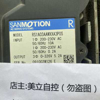 议价三洋驱动器RS1A03AA 销售议价