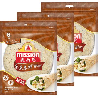 Mission麦西恩全麦卷饼健康饱腹