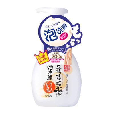 SANA莎娜豆乳泡沫洗面奶200ml