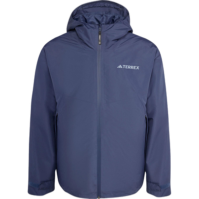 Adidas/阿迪达斯正品男士运动户外连帽三合一羽绒内胆夹克KC8489