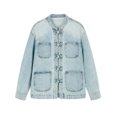 MOFAN摩凡新中式盘扣设计短外套