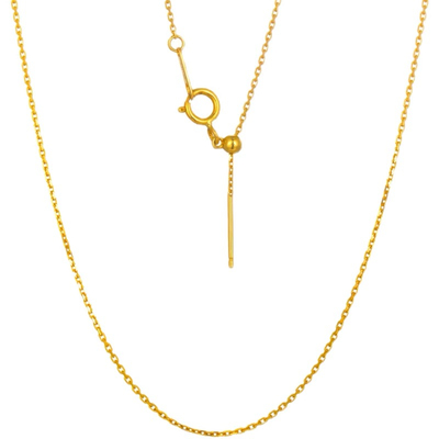 纯银镀14k十字链diy穿小孔项链女