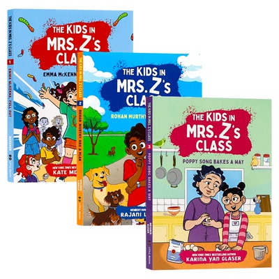 动物救援小队3册 罗汉・穆尔蒂的妙计 英文原版 The Kids in Mrs. Z's Class Emma McKenna Full Out 亲子共读励志校园成长故事