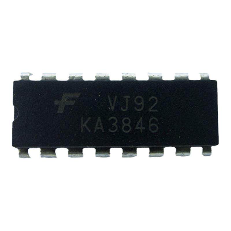 KA3846封装DIP16焊机维修常用集成块 3846替换UC3846_虎窝淘