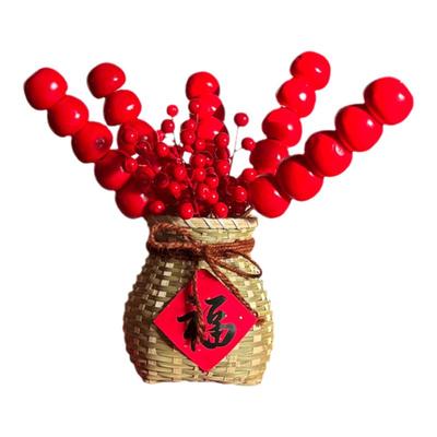 仿真假糖葫芦摆件幼儿园环创